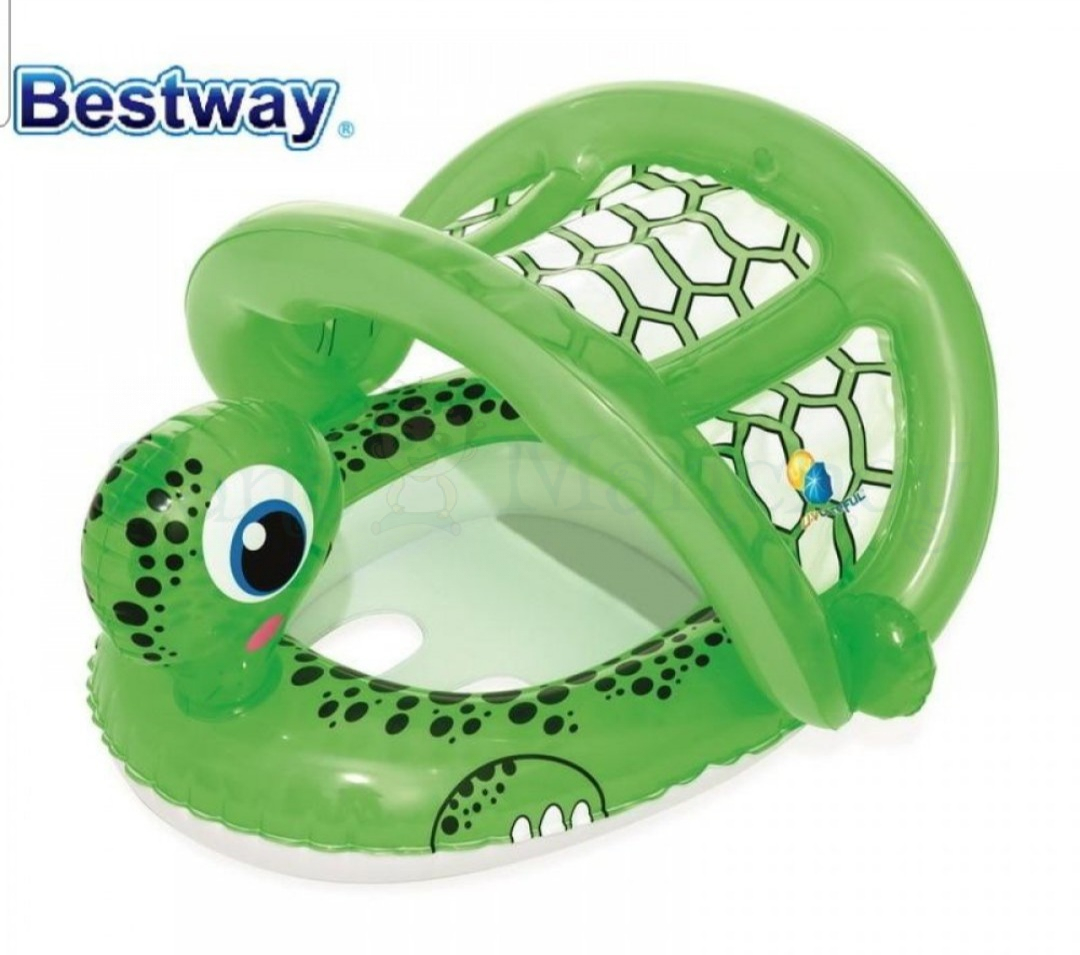 Buy Inflatable Pool Float Swim Ring Turtle Shaped